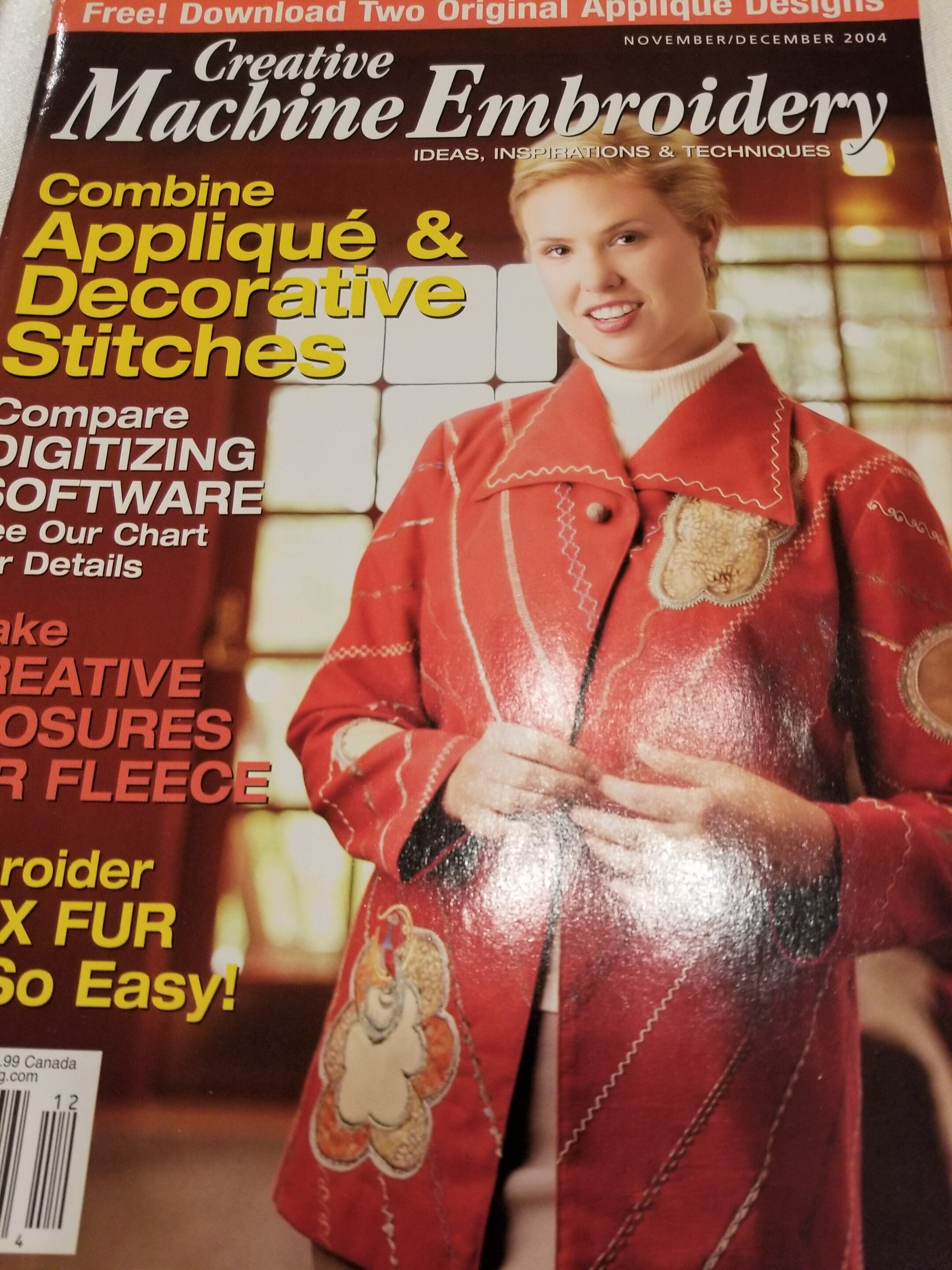 Creative Machine Embroidery Magazines 6 Volumes 2004 - Etsy