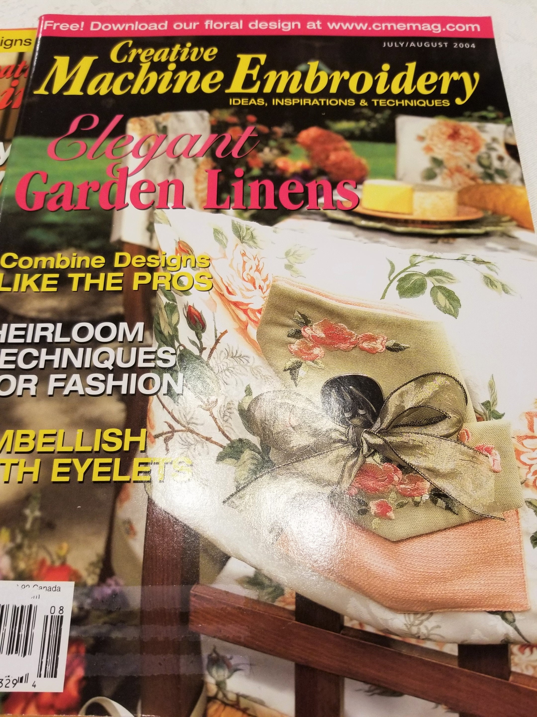 Creative Machine Embroidery Magazines 6 Volumes 2004 - Etsy