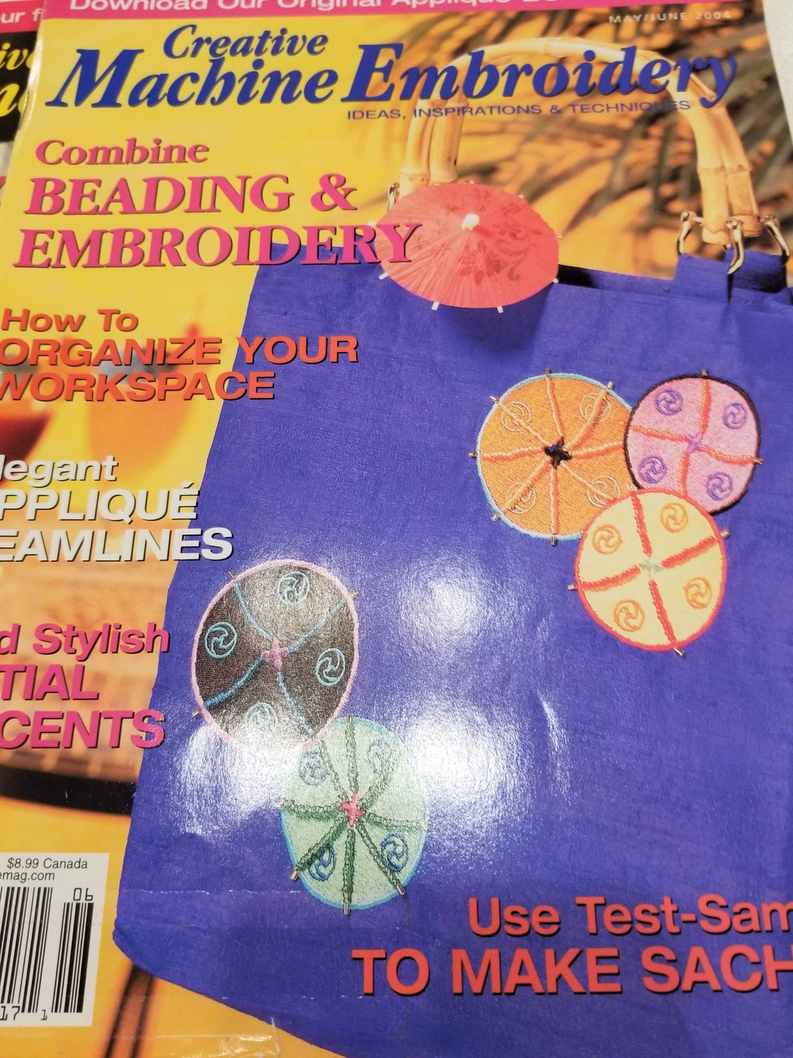 Creative Machine Embroidery Magazines 6 Volumes 2004 - Etsy