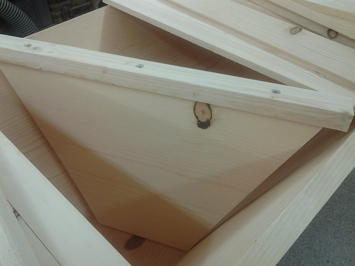 Bee Hive Top Bar With Roof 20 Top Bars Backyard Bee Keeping | Etsy