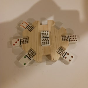 Handmade Domino Holders Set of 4 Racks Mexican Train - Etsy