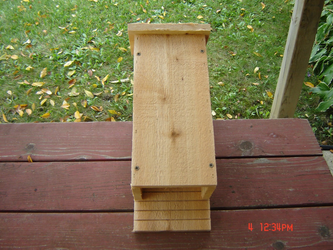 3 Chamber Handcrafted Bat House Box Made From Cedar New - Etsy
