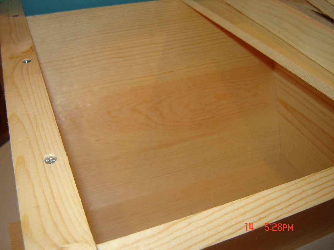 Top Bar Bee Hive With Roof 12 Top Bars Backyard Bee Keeping - Etsy