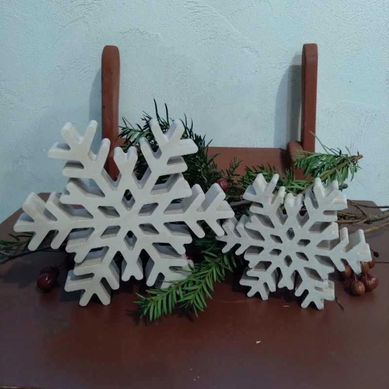 Wooden Snowflake - Etsy