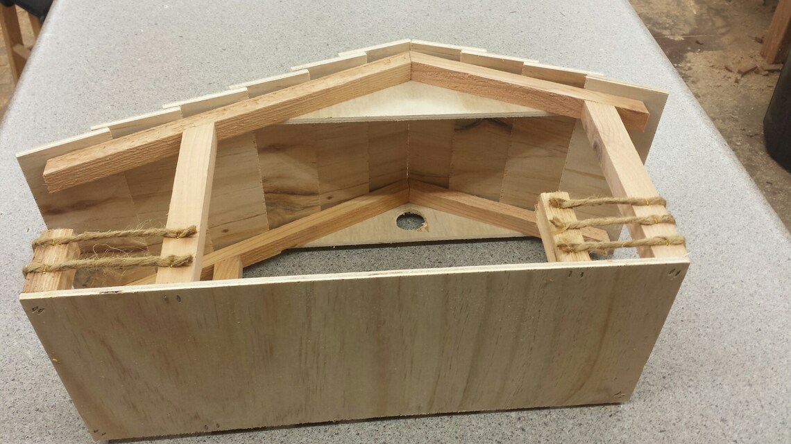 Handmade Wooden Christmas Nativity Manger Stable With Light. - Etsy