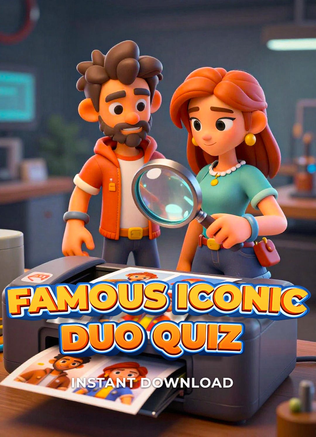 Famous Iconic Duos Quiz Printable | Iconic Pairs Picture Round | Pop ...