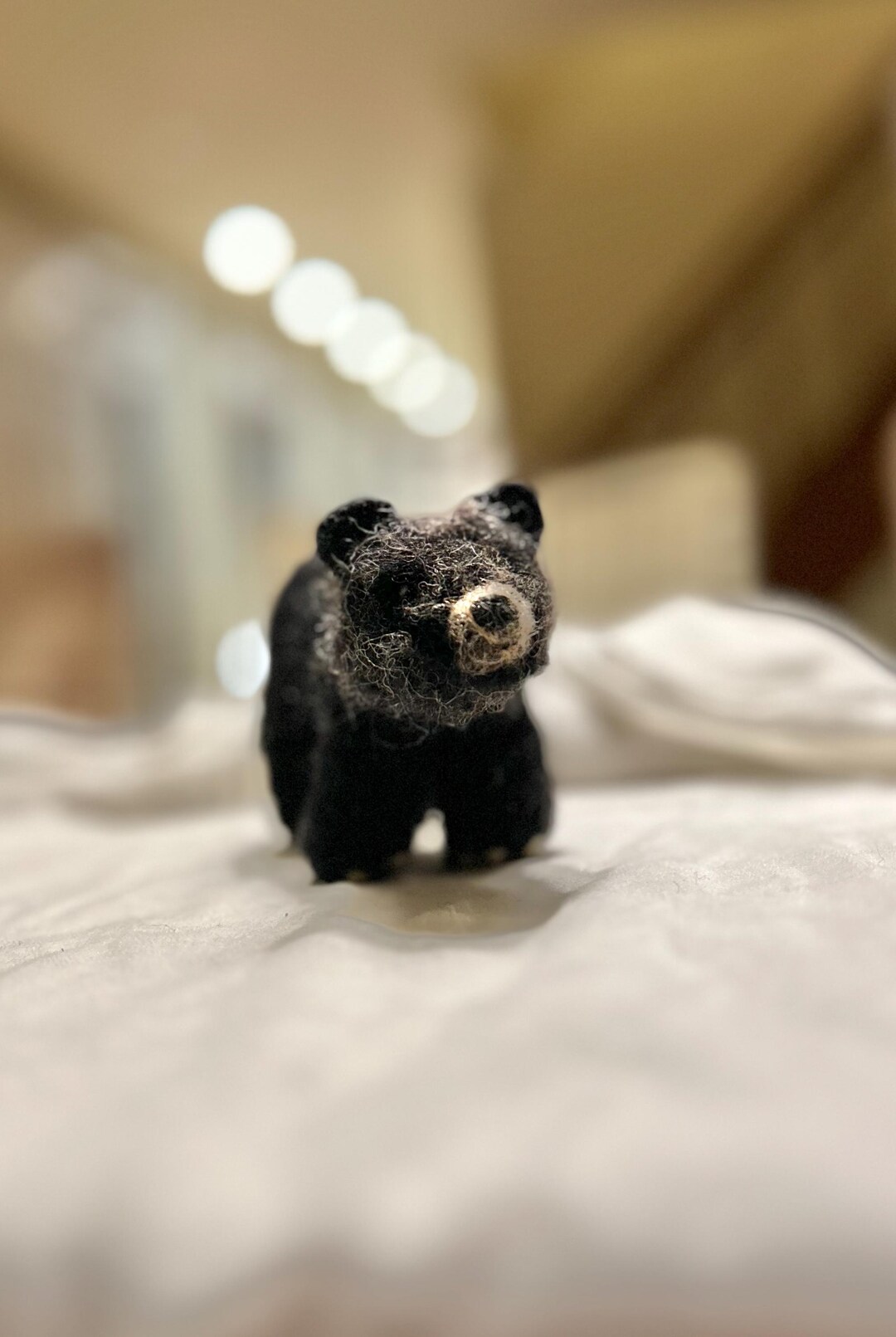 Realistic Wool Woodland Black Bear, Needlefelt Bear, 1 - Etsy