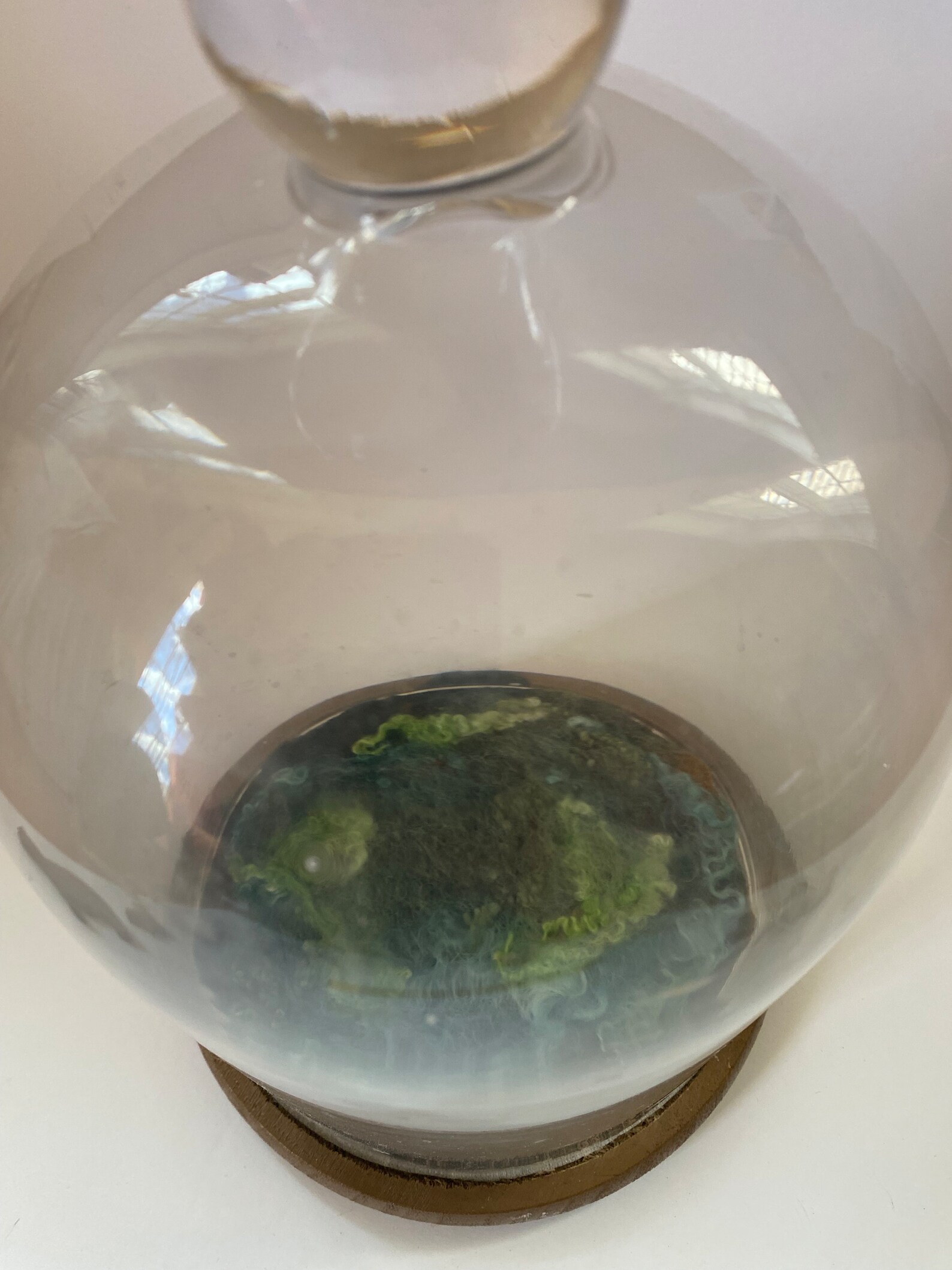 Miniature Felted Wool Forest Mat, Terrarium Display, Woodland Decor - Etsy