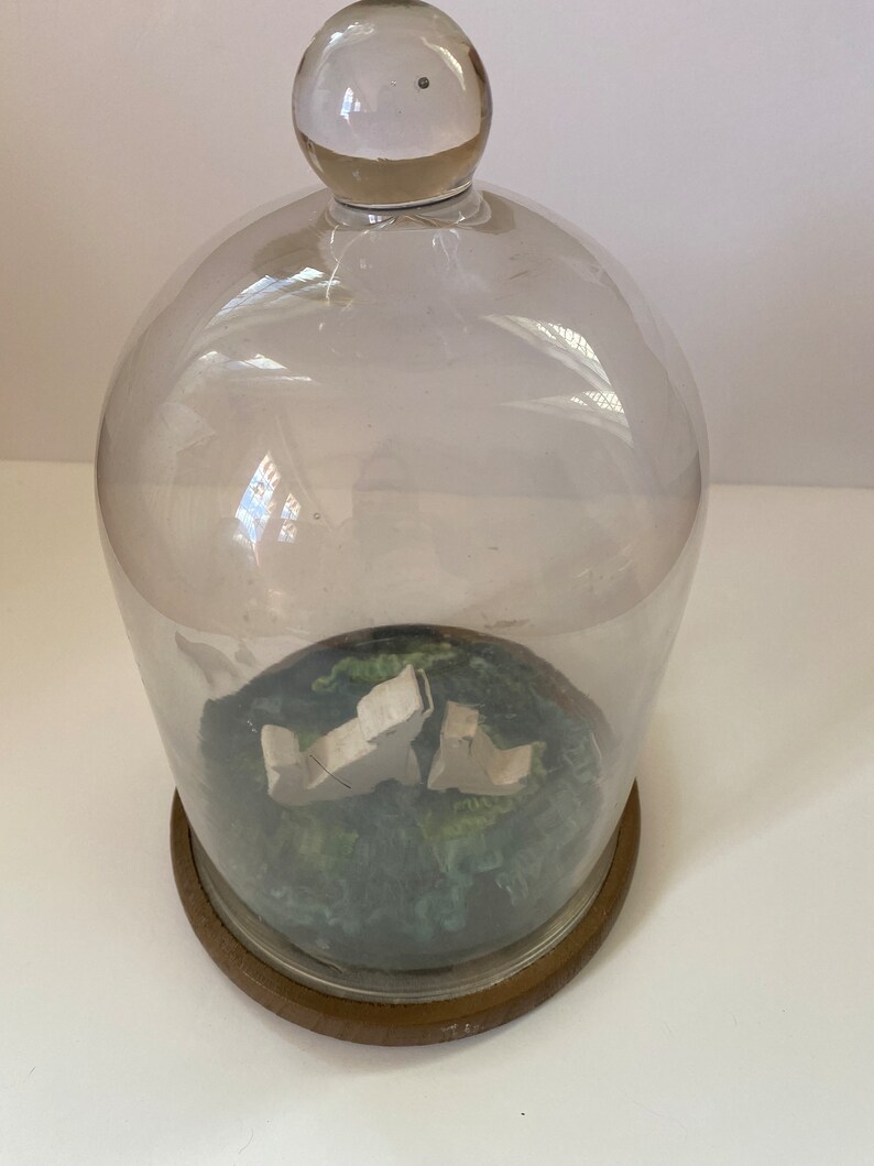 Miniature Felted Wool Forest Mat, Terrarium Display, Woodland Decor - Etsy