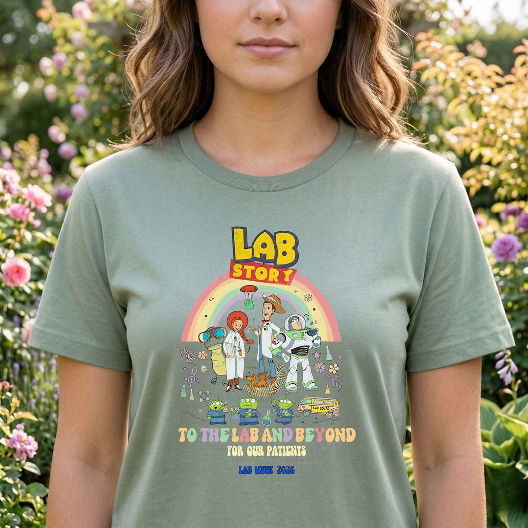 Retro Lab Week 2026 Shirt Toy Story Lab Tech Rainbow Medical Scientist ...