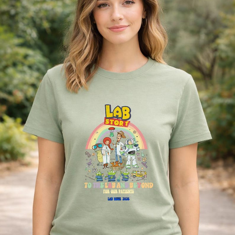 Retro Lab Week 2026 Shirt Toy Story Lab Tech Rainbow Medical Scientist ...