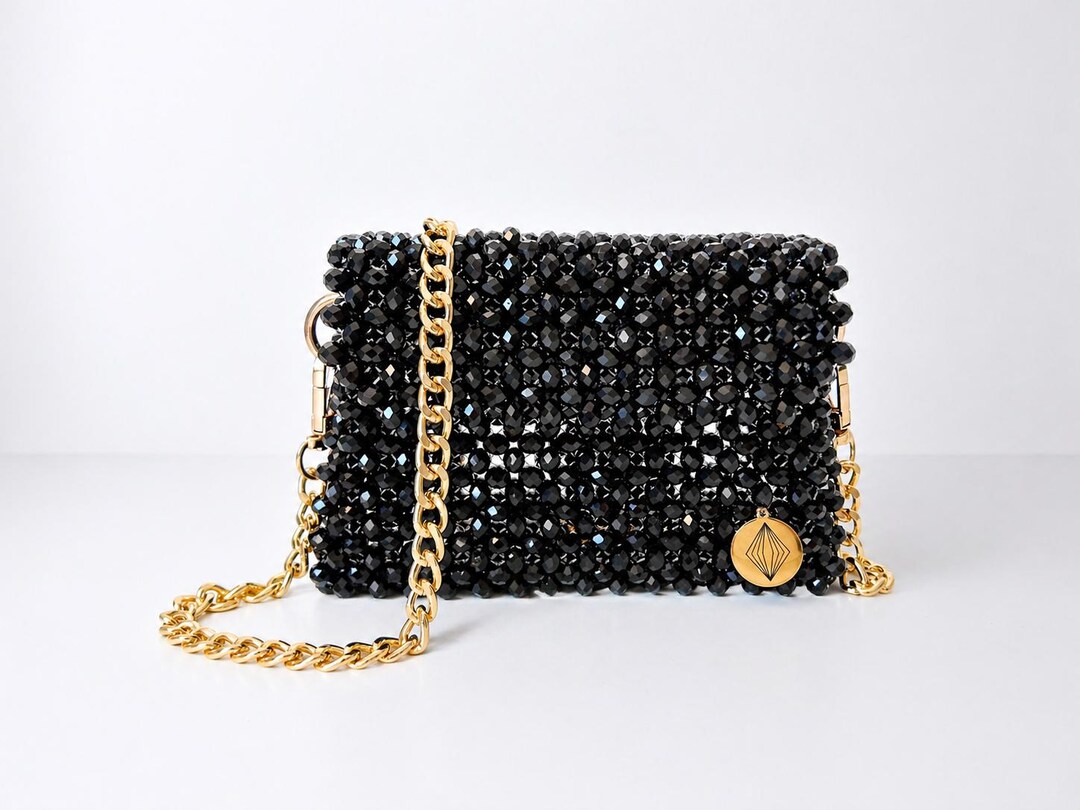 Crystal Bead Bag - Etsy
