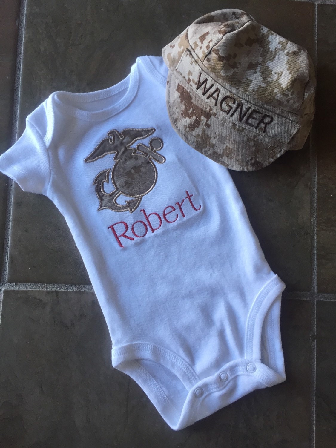 Personalized USMC Baby Cover. Desert or Woodland Camo. Pink - Etsy