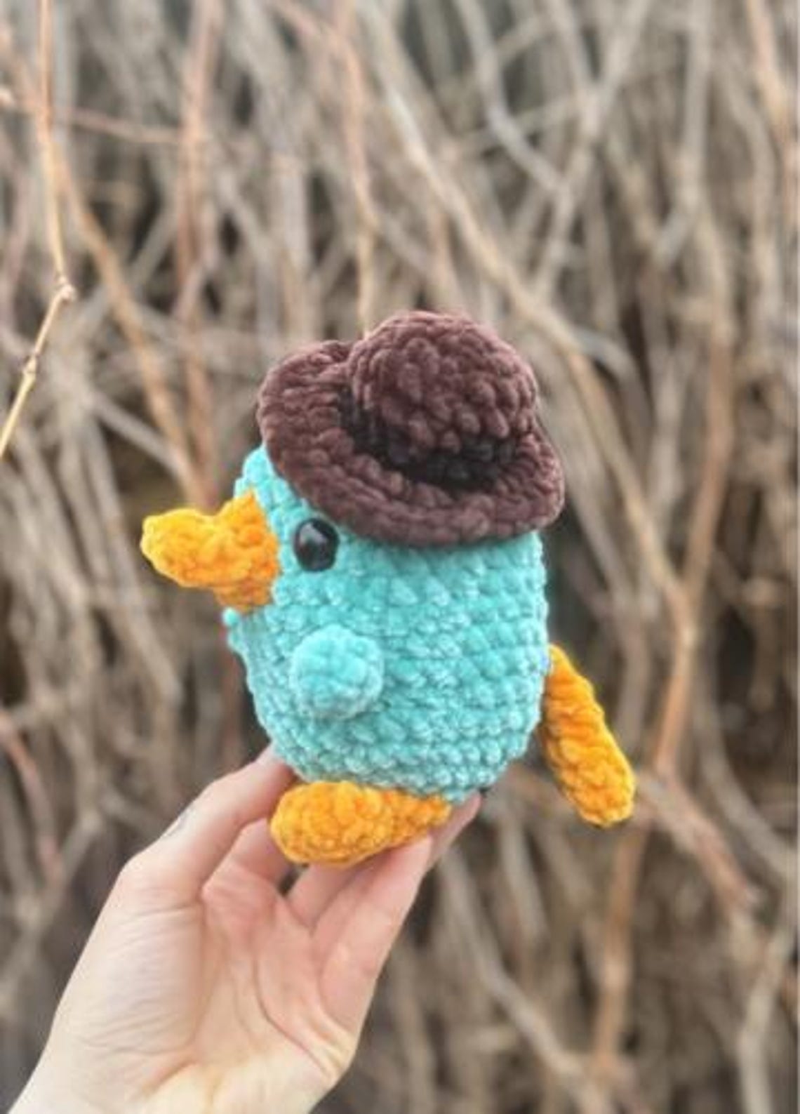 Perry the Platypus Crochet Pattern, Amigurumi Platypus Tutorial ...
