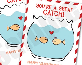 Fish bowl card | Etsy