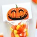 Pumpkin Teeth Candy Corn Halloween Favor Bag Topper Printable PDF - Etsy