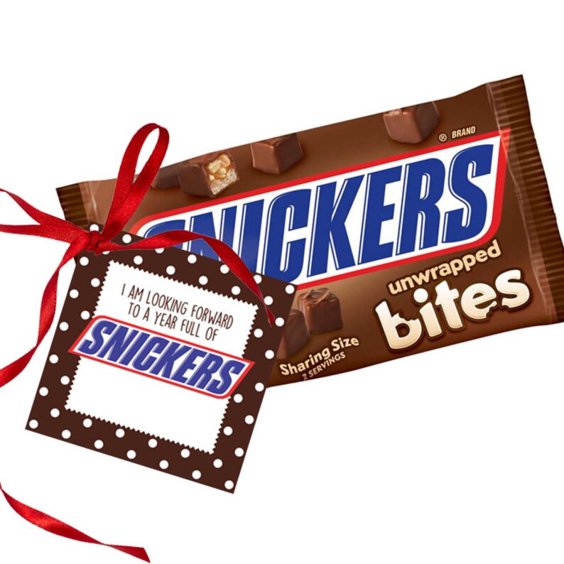 Snickers Candy Bar Back-to-school Classroom Teacher Appreciation Favor ...