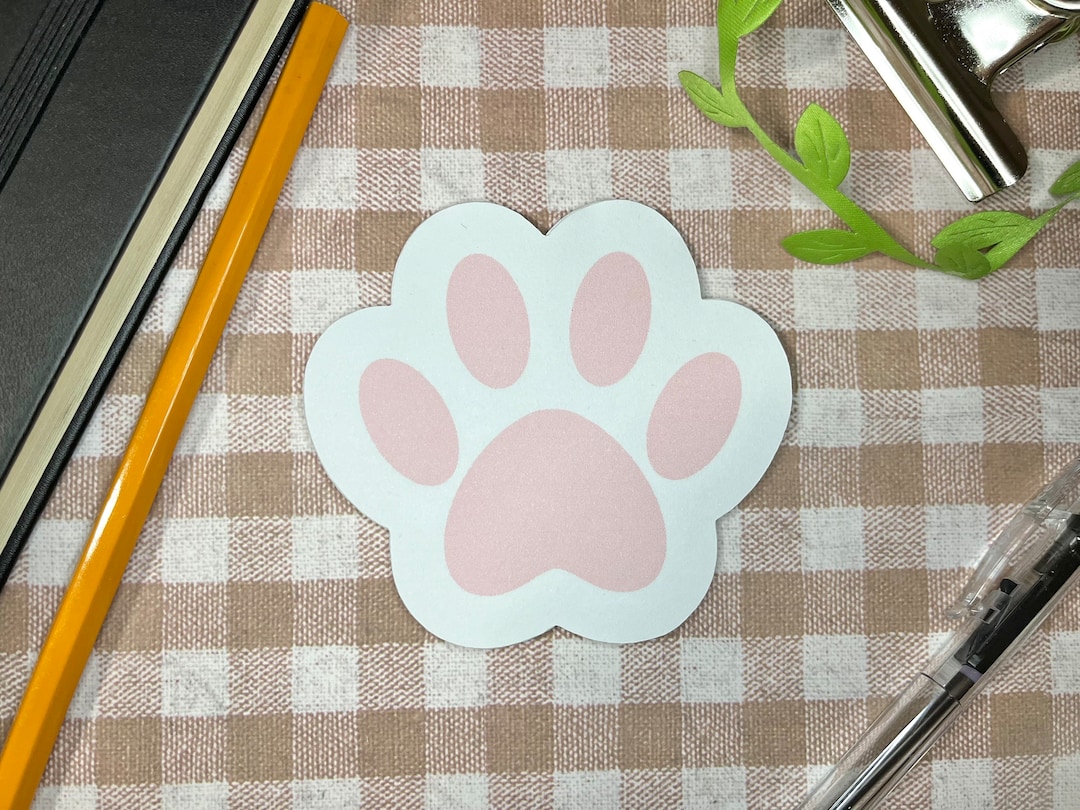 Paw Print Memo Pad | Handmade, Journal, English, Study, Stationery ...