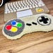 Retro Controller Keyboard Rug | Videogame Handmade Tufted Punch Needle ...