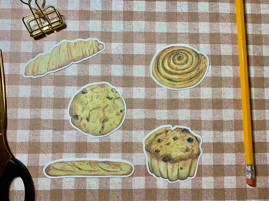 Bougie Bakery Sticker Set | English Study, Journal, Laptop, Ipad ...