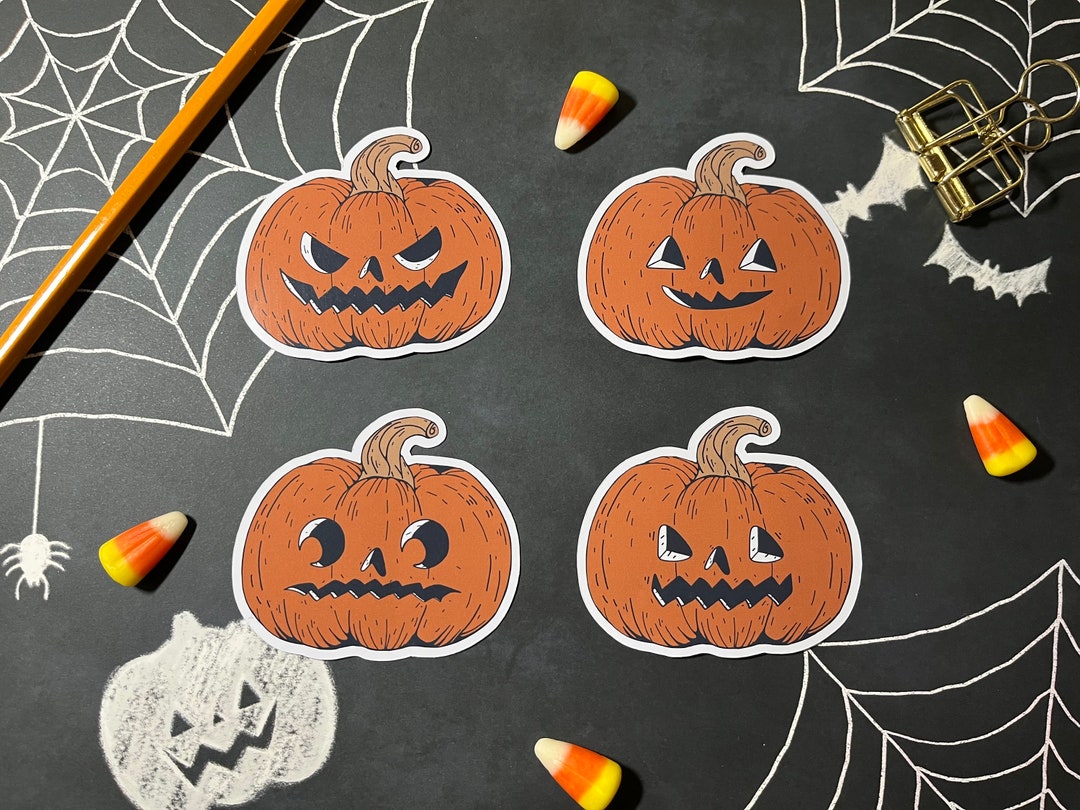 Jack O Lanterns Sticker Pack English Study, Journal, Laptop, Ipad ...