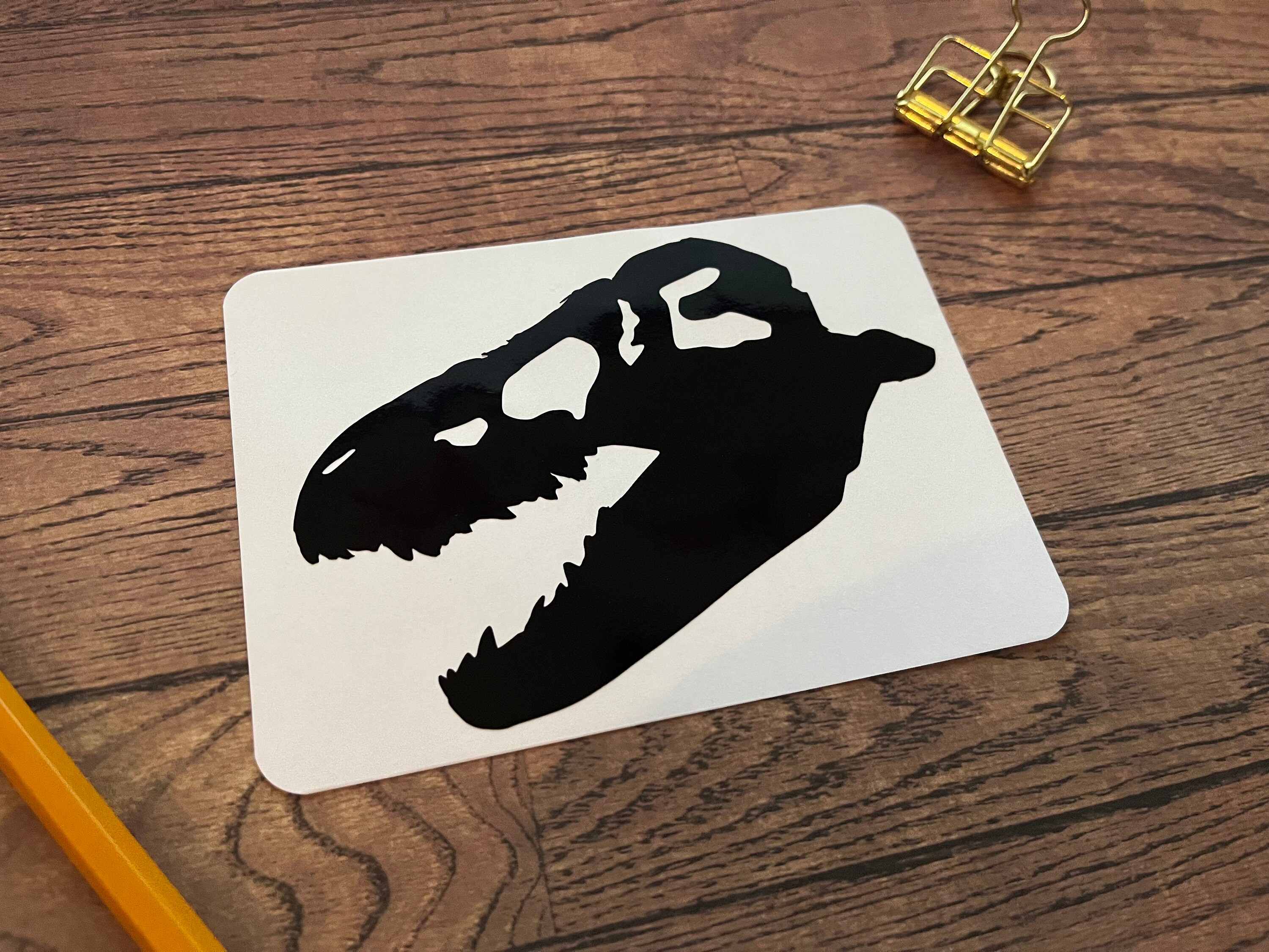 T-rex Vinyl Decal Dinosaur, English Study, Journal, Laptop, Ipad ...