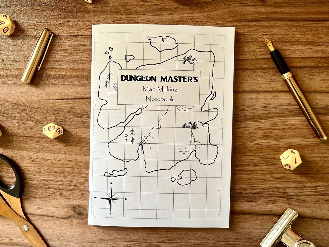 Dungeon Master's Map Making Notebook A5 60 Pages/30 Sheets | TTRPG ...