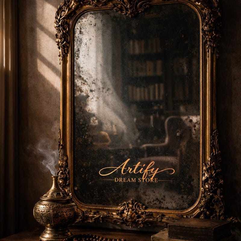 Cherub Antique Mirror - Etsy