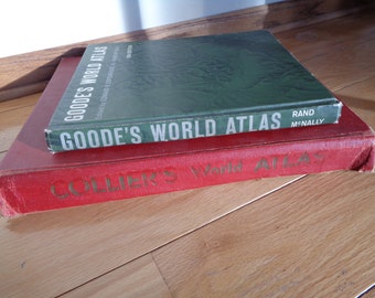 Large World Atlas Book - Etsy
