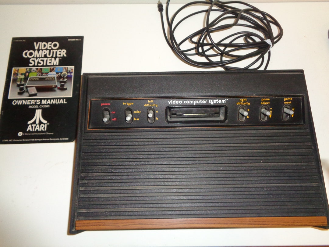 Vintage ATARI Video Computer System Complete With an - Etsy