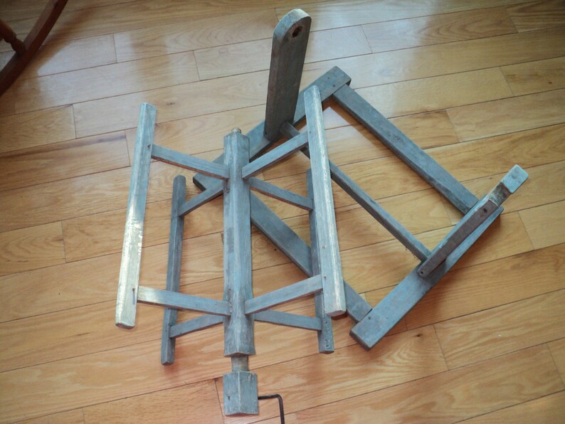 Antique Rustic Primitive Americana Style Wooden Wool Winder | Etsy