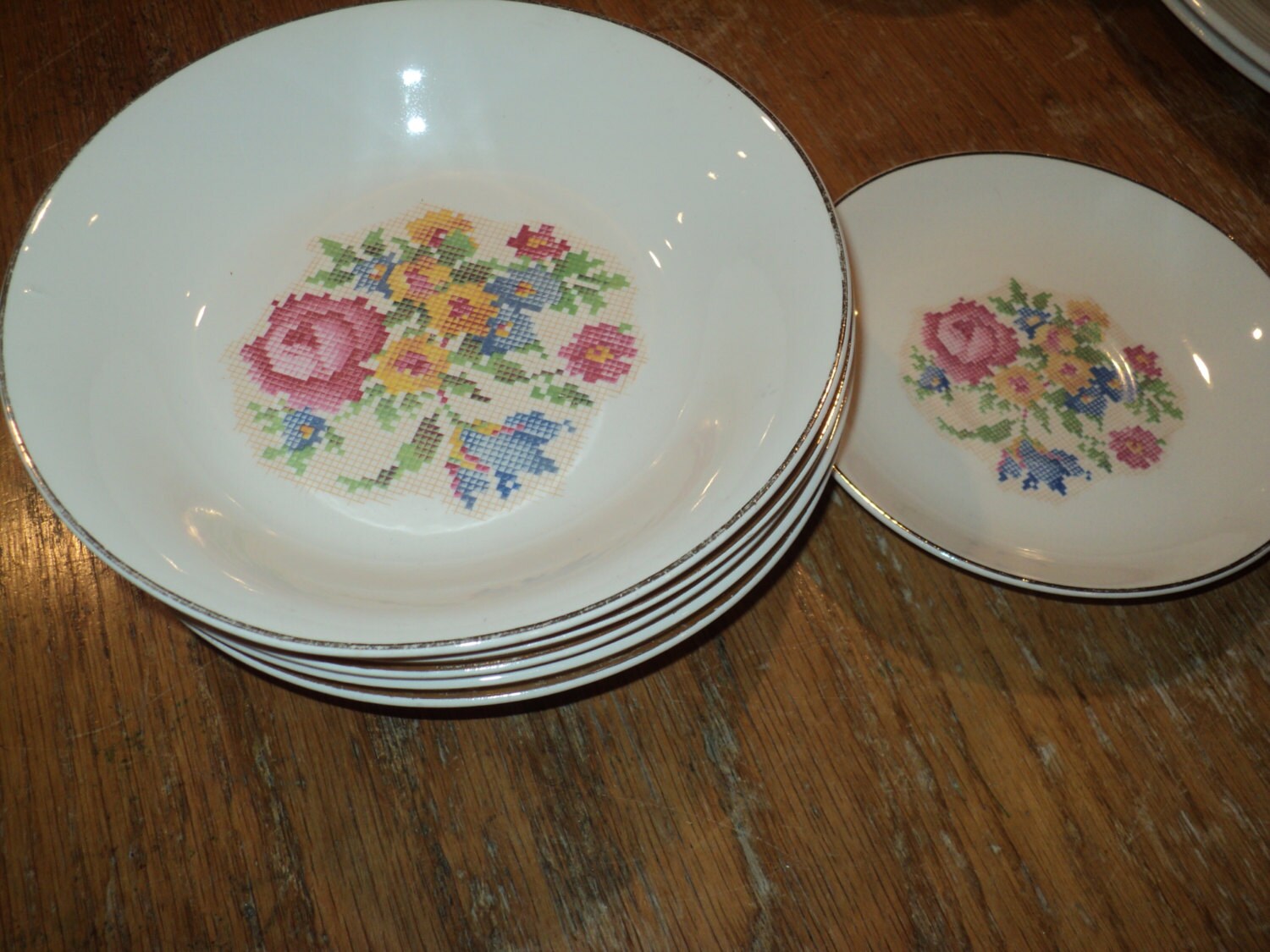 24 Piece Collection of Vintage Leigh Ware Dishes Made by Leigh - Etsy