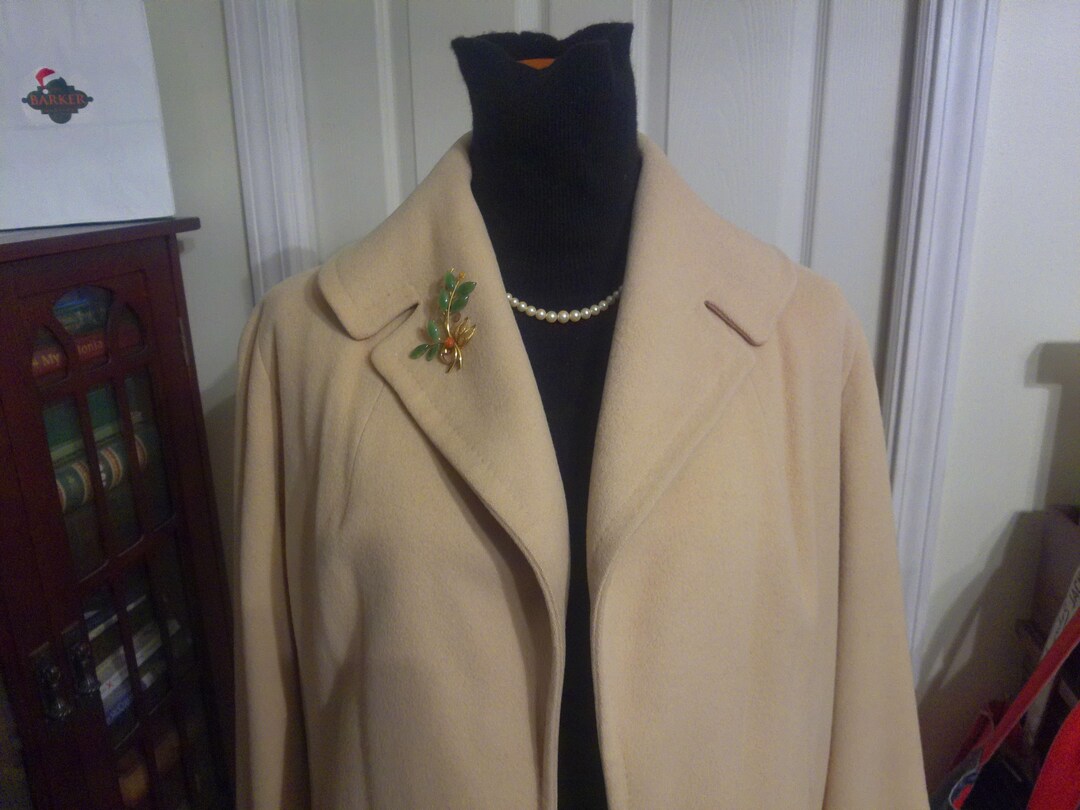 Vintage Cashmere Swing Style Coat in Good Vintage Condition Fully Lined ...