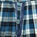 Vintage Plaid School Skirt, Blue White Black, Catholic Uniform - Etsy