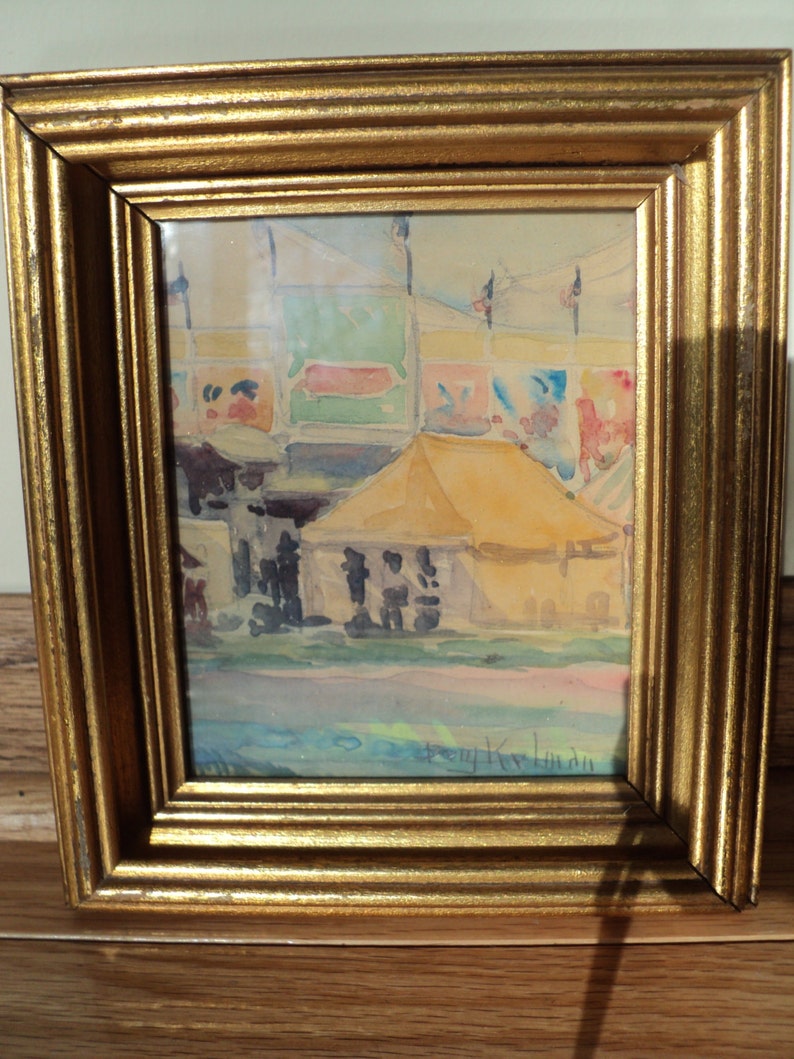 Original Watercolor Painting by The Artist Benjamin Kelman | Etsy