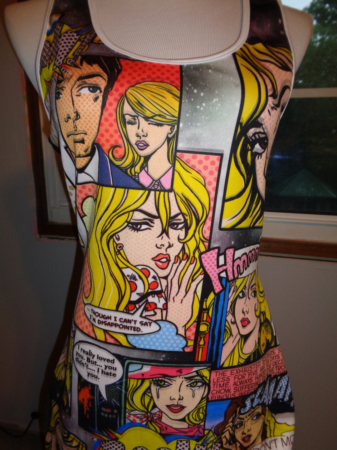 Comic Character Inspired Tank Dress in Mint Condition, Size Large ...