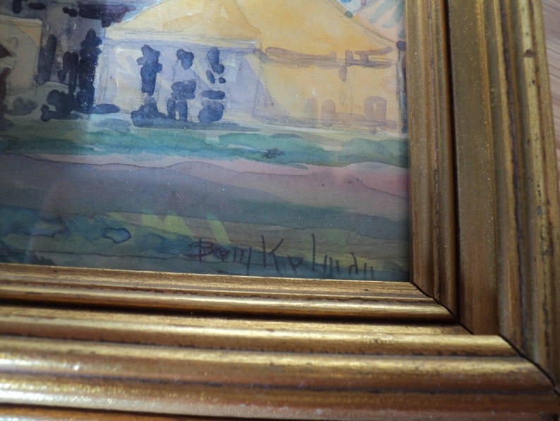 Original Watercolor Painting by The Artist Benjamin Kelman | Etsy