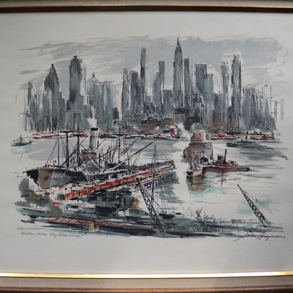 John Haymson Lithograph - Etsy