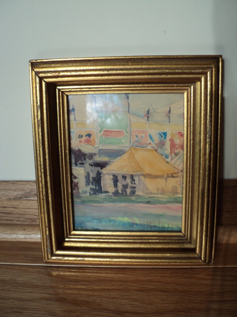 Original Watercolor Painting by The Artist Benjamin Kelman | Etsy