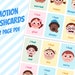 Emotions & Feelings Learning Flashcards - Classroom Tools for Emotional ...