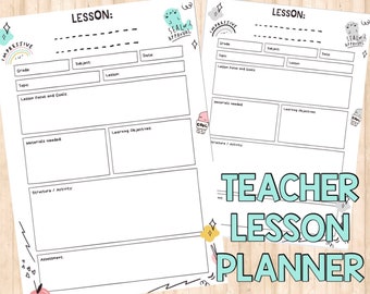 Preschool Planner - Etsy
