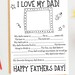 All About My Dad PDF Printable Fathers Day Worksheet for Kids - Papa ...