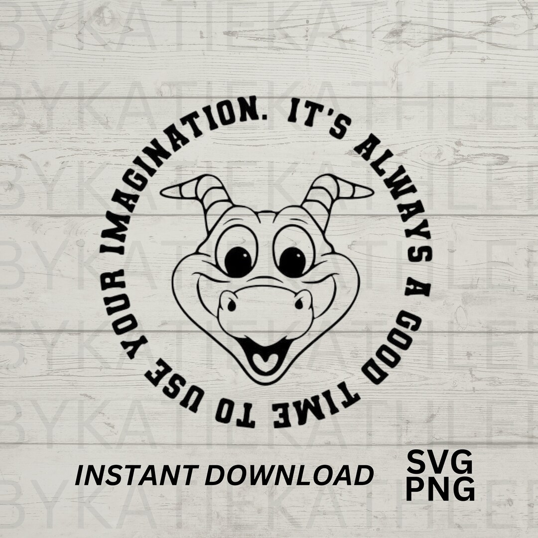 Figment Quote SVG Cut File - Instant Download Epcot Ride PNG SVG ...