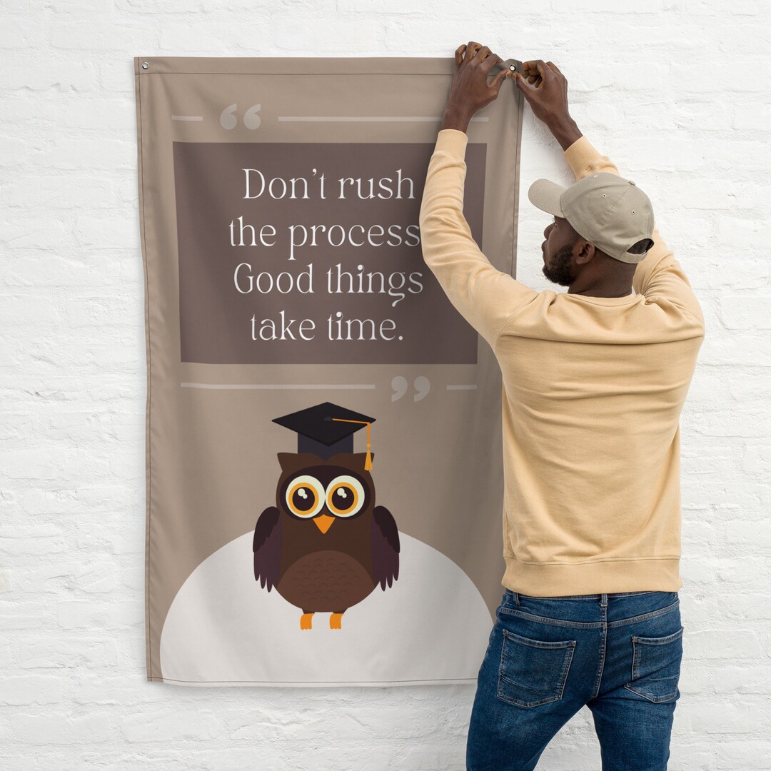 School Wall Flag - High School Graduation Decor - Positive Classroom ...