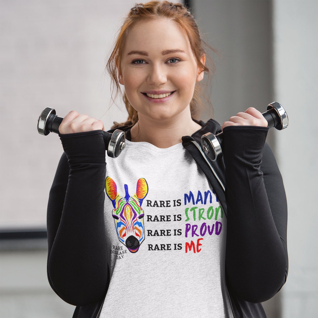Rare Disease Day Rare is Strong Rare is Me Short-sleeve Unisex T-shirt ...