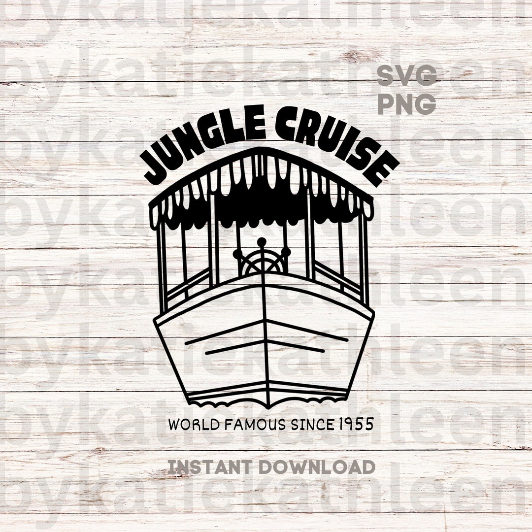 Jungle Cruise SVG Cut File - Instant Download Waltdisney Ride PNG SVG ...