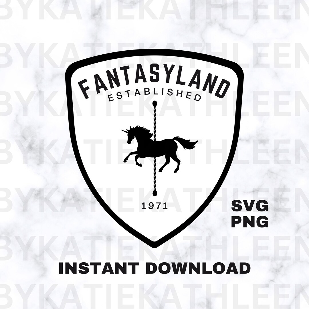 Fantasyland SVG Cut File - Instant Download Magic Kingdom PNG SVG ...