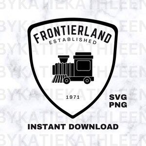 Frontierland SVG Cut File - Instant Download Magic Kingdom PNG SVG ...