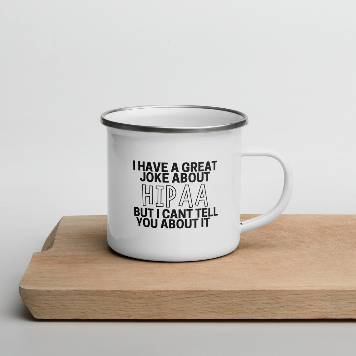 Funny Medical HIPAA Joke Coffee Cup - Nursing Graduation Gift ...