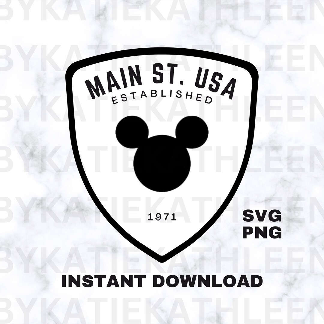 Main St Usa SVG Cut File - Instant Download Magic Kingdom PNG SVG ...